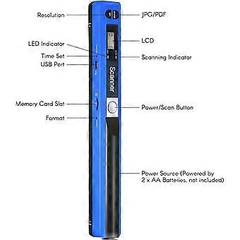 Wireless Portable Scanner Ruler Document Scanner High Resolution 900 ...