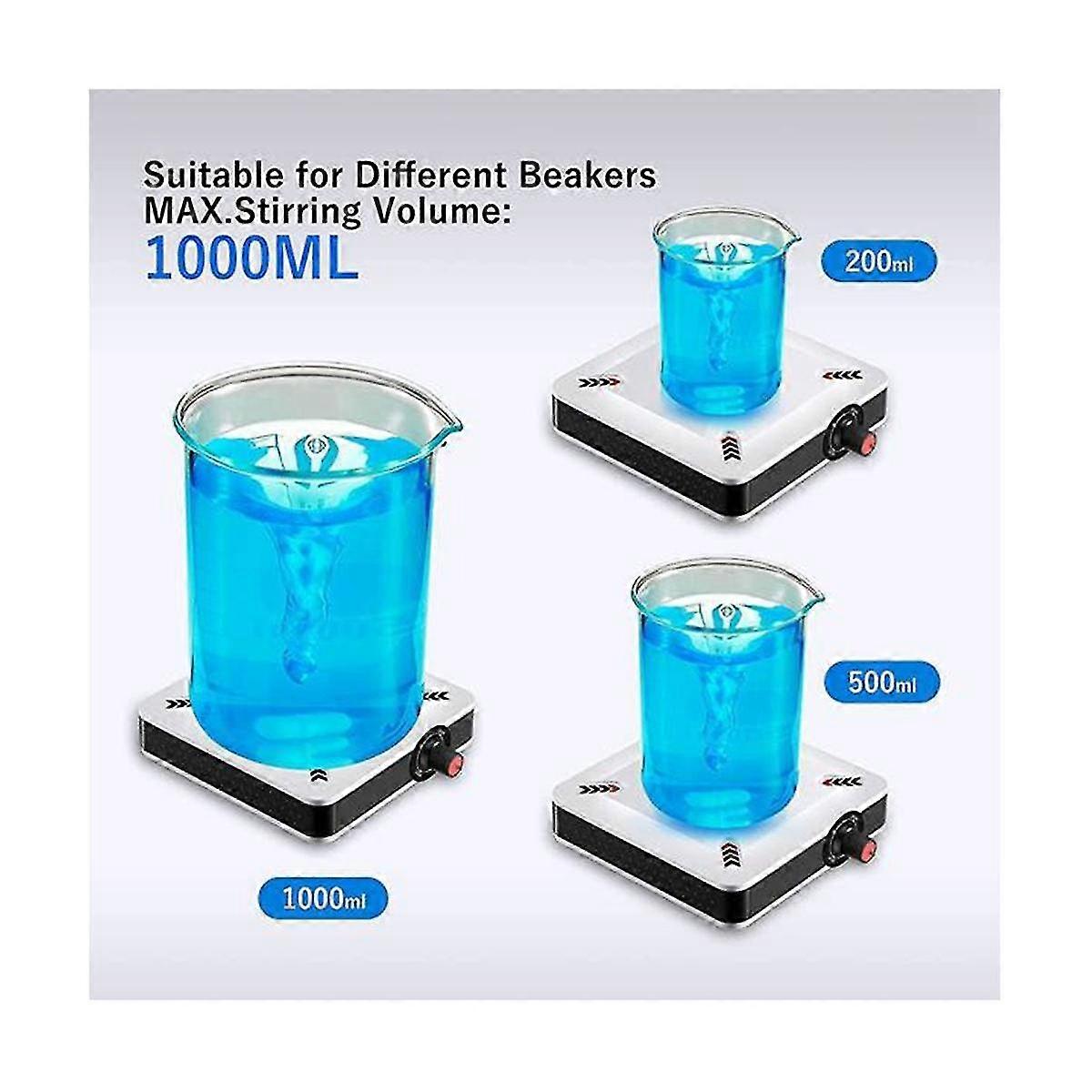 Magnetic Stirrer 6.5Inch Stir Plate 2500RPM Speed Stirrer Machine with ...