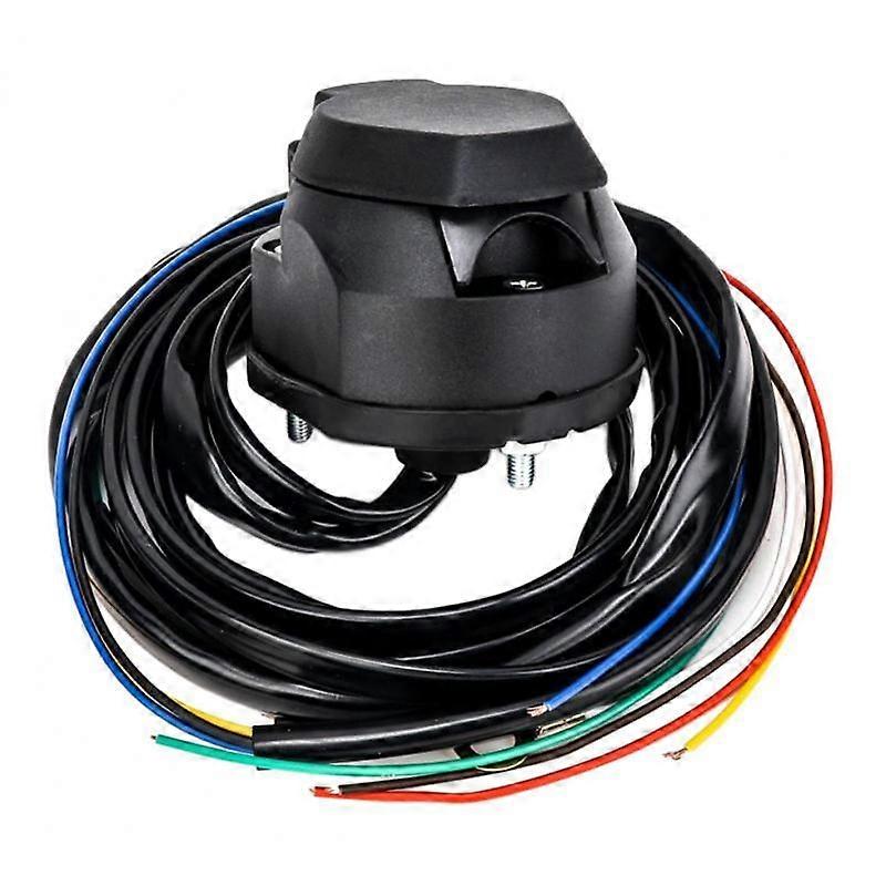 7Pin Trailer Socket Cable 5ft Wire Europe Car Trailer Wiring Connector ...