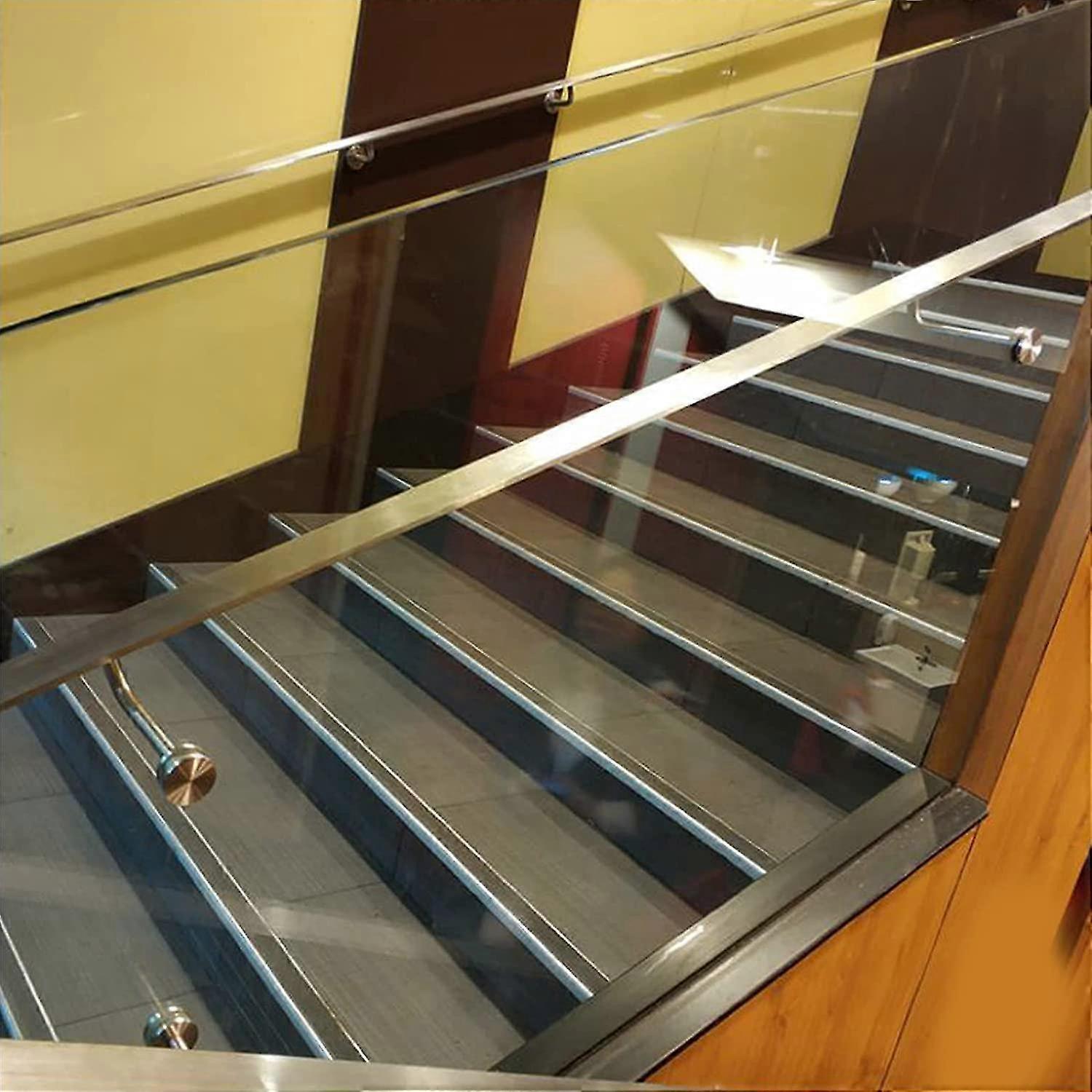 4 Pieces Stainless Steel Stair Handrail Brackets Wall Balustrade 90 ...