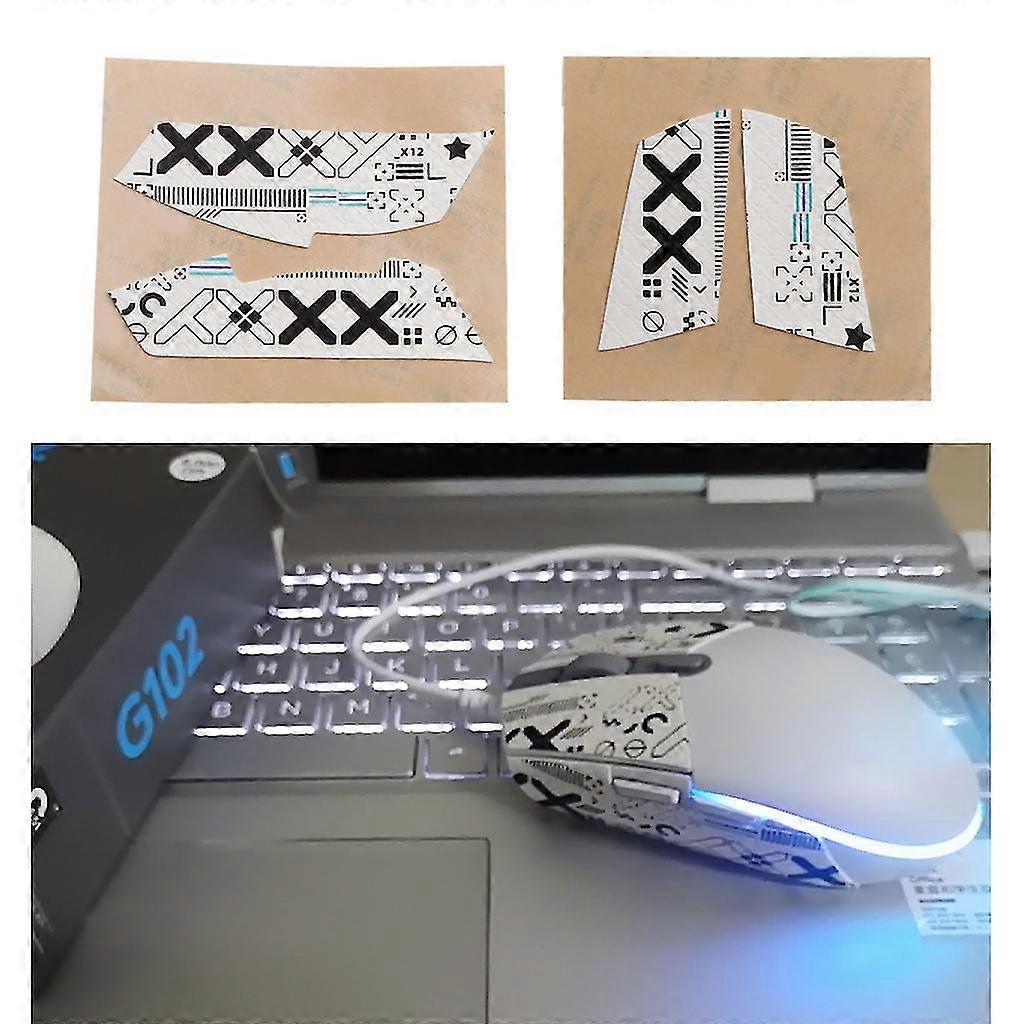 Mouse Skates Side Stickers Sweat Resistant Grip Pad For Logitech G102 ...