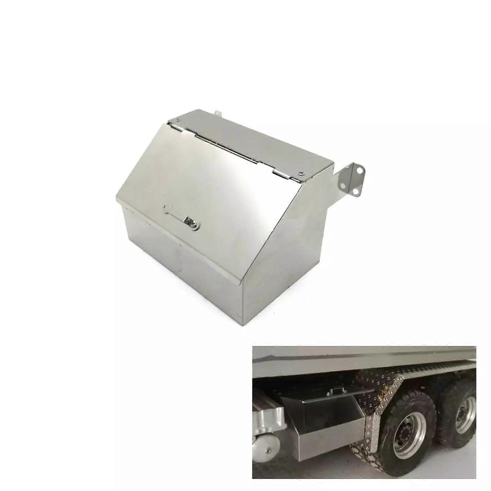 Metal Tool Box For 1/14 TAMIYA 56360 RC Tractor Truck DIY Car Model jy ...