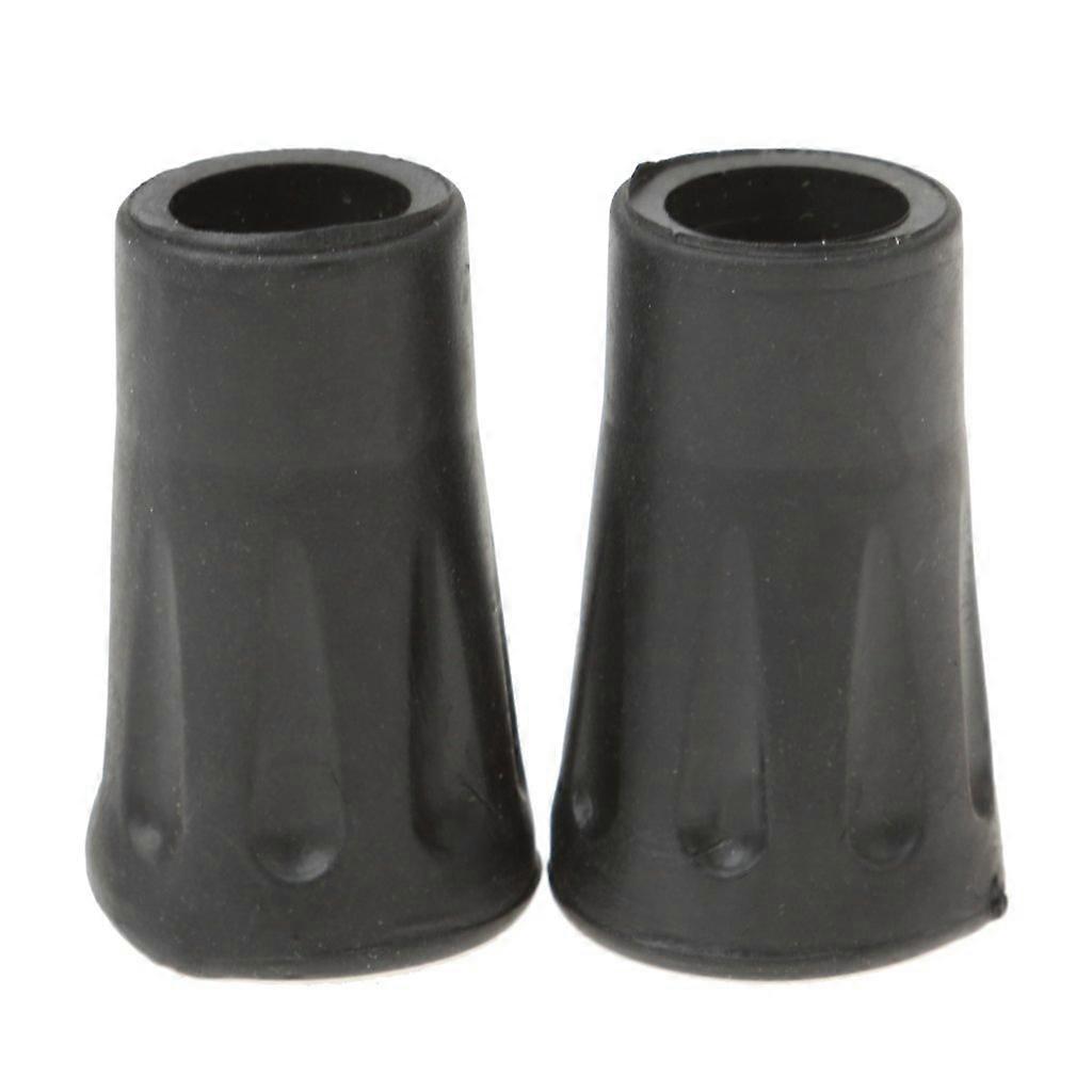MagiDeal 4pcs Replacement Rubber Tips End for Hiking Stick Walking ...