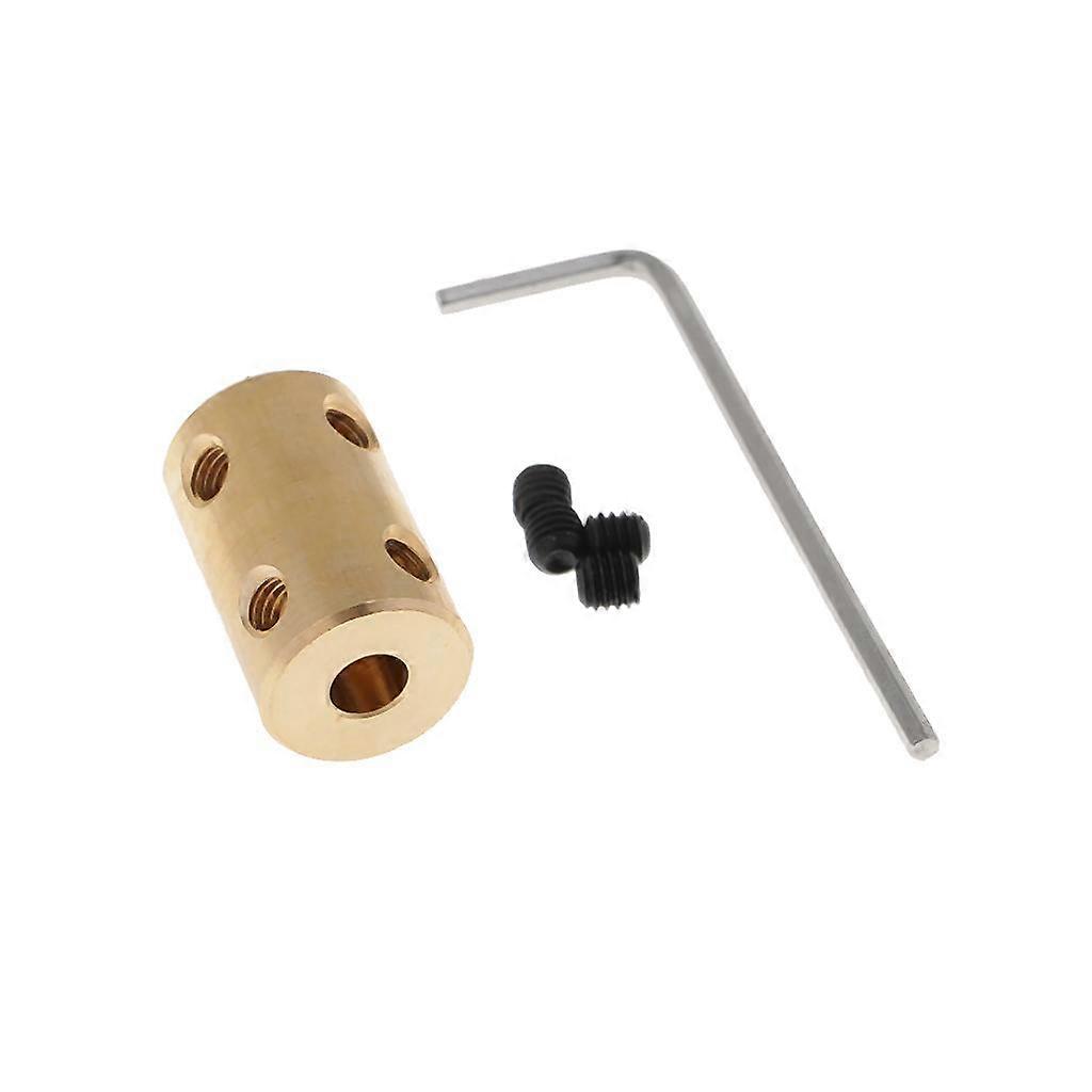 2xCylindrical Coupling Motor Parts Sleeve Coupling DIY Motor Fittings 4 ...