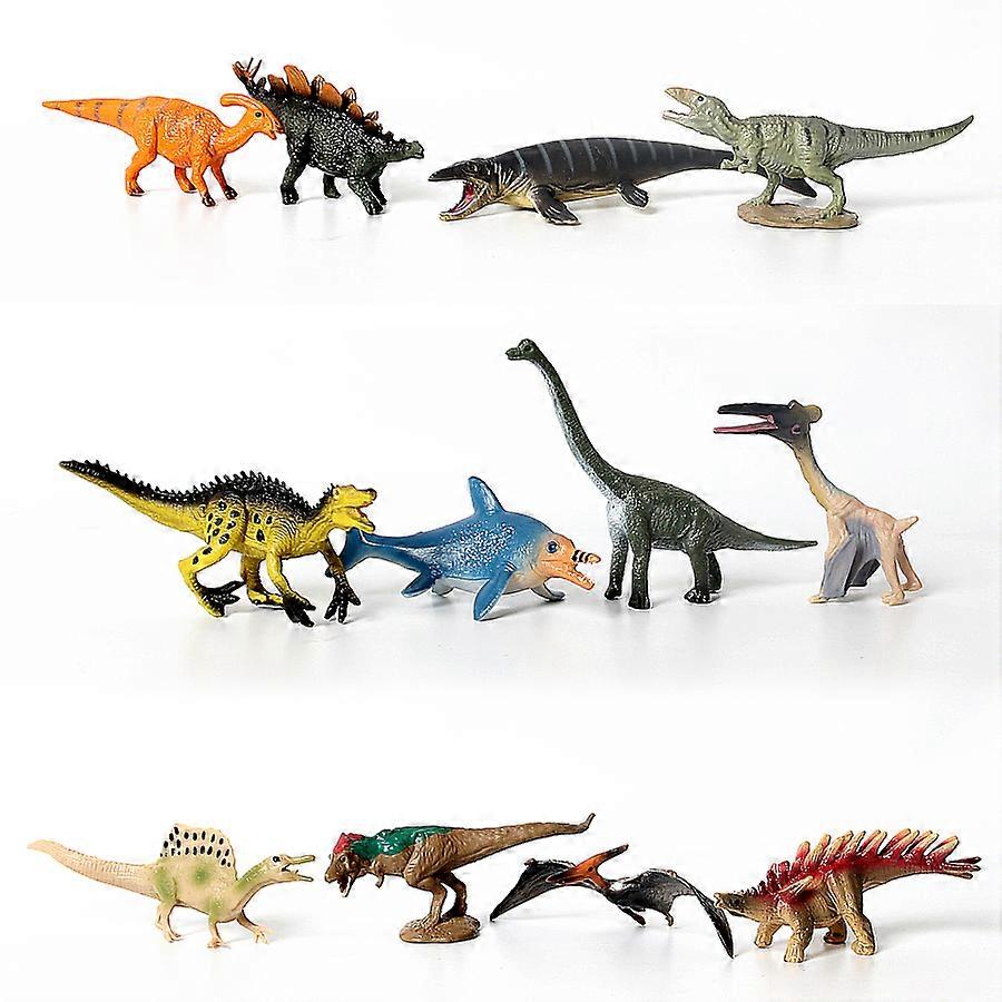 Realistic Mini Dinosaur Toys Figures T-rex Dino Figurines Miniature ...