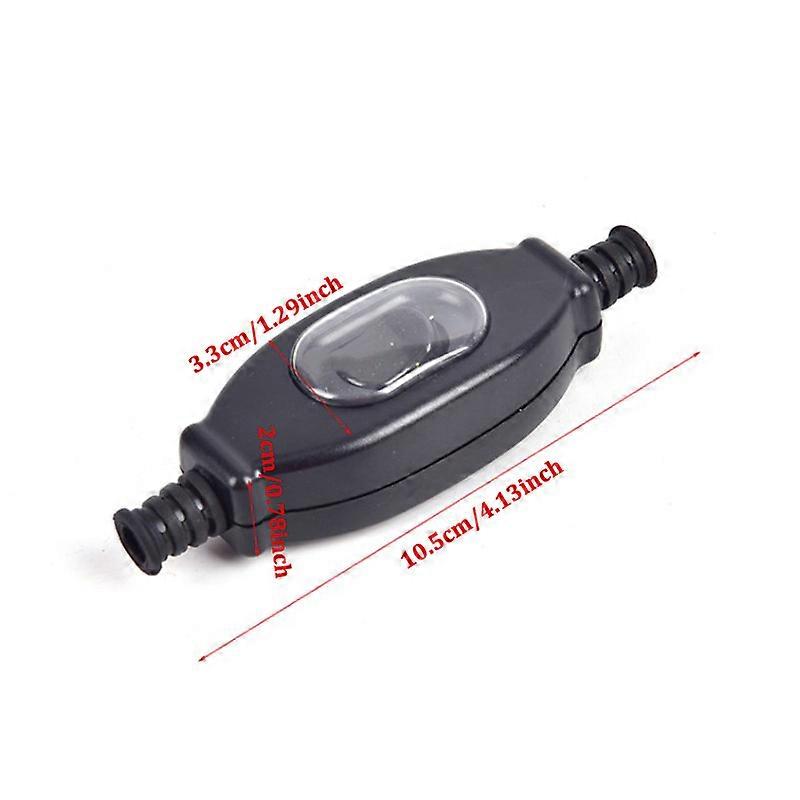 Waterproof In Line Switch Cord Switch Ip65 Round Wire Contact Double Cut Switch | Fruugo UK