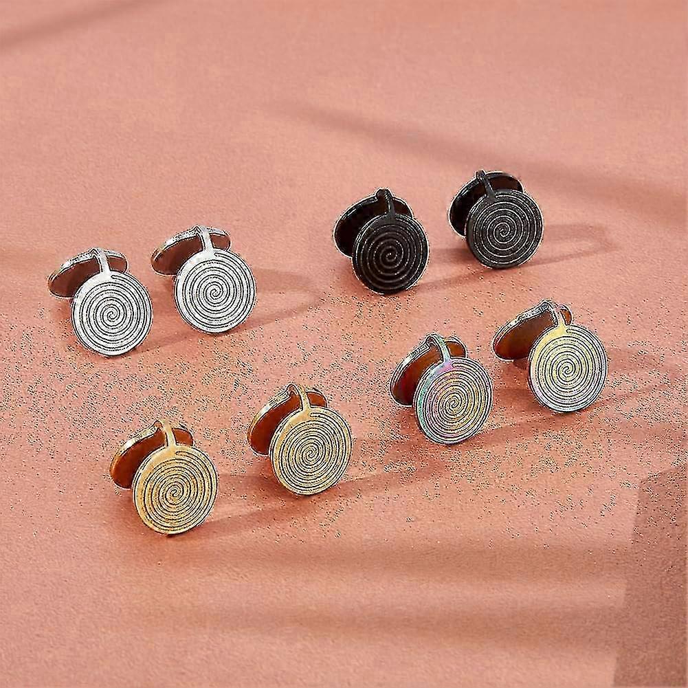 4 Colors Pressure Earrings for Keloids Spiral Pattern Compression ...