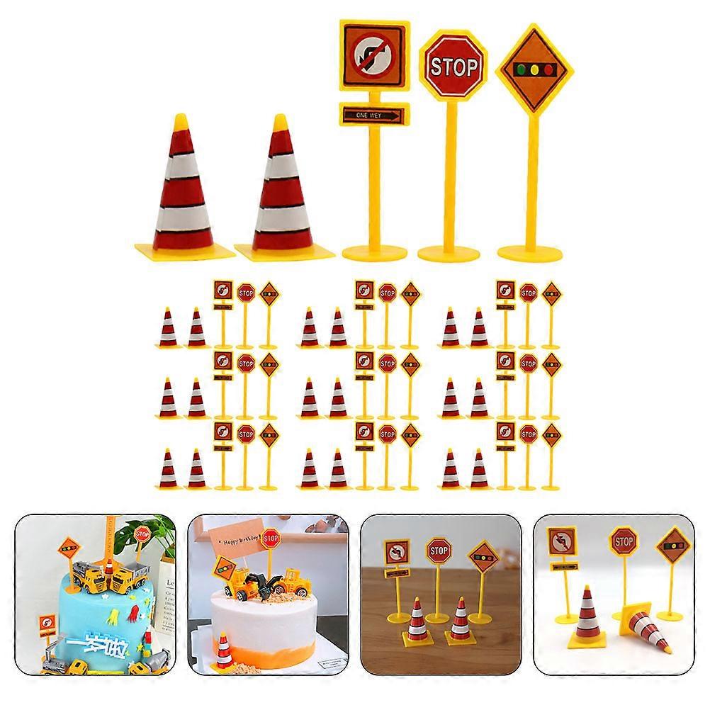 10 Sets of Play Traffic Signs for Kids Road Signs Set Street Signal ...