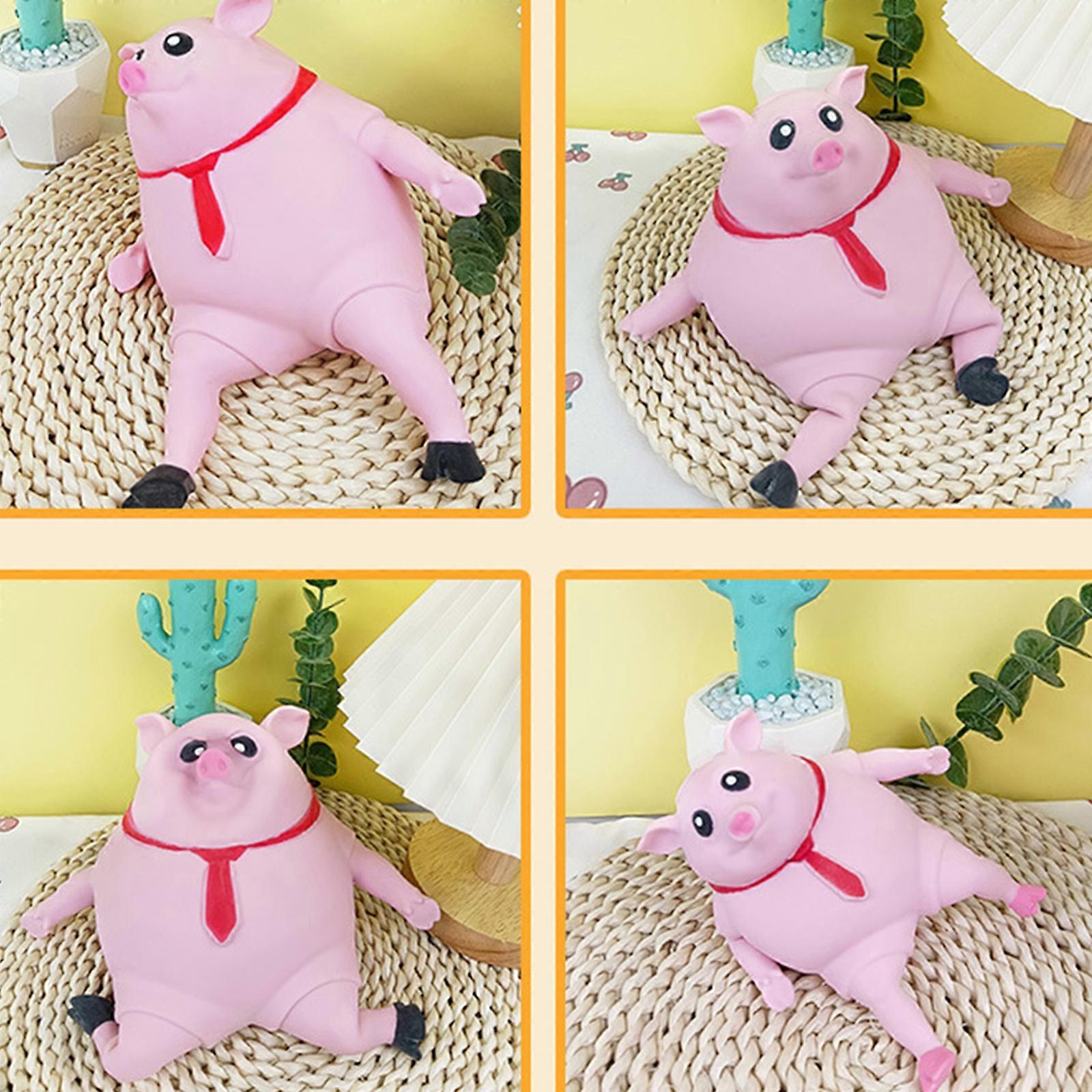 Brand New Pig Decompression Vent Toy, Pig Squeeze Toys Pink Pig Squishy ...