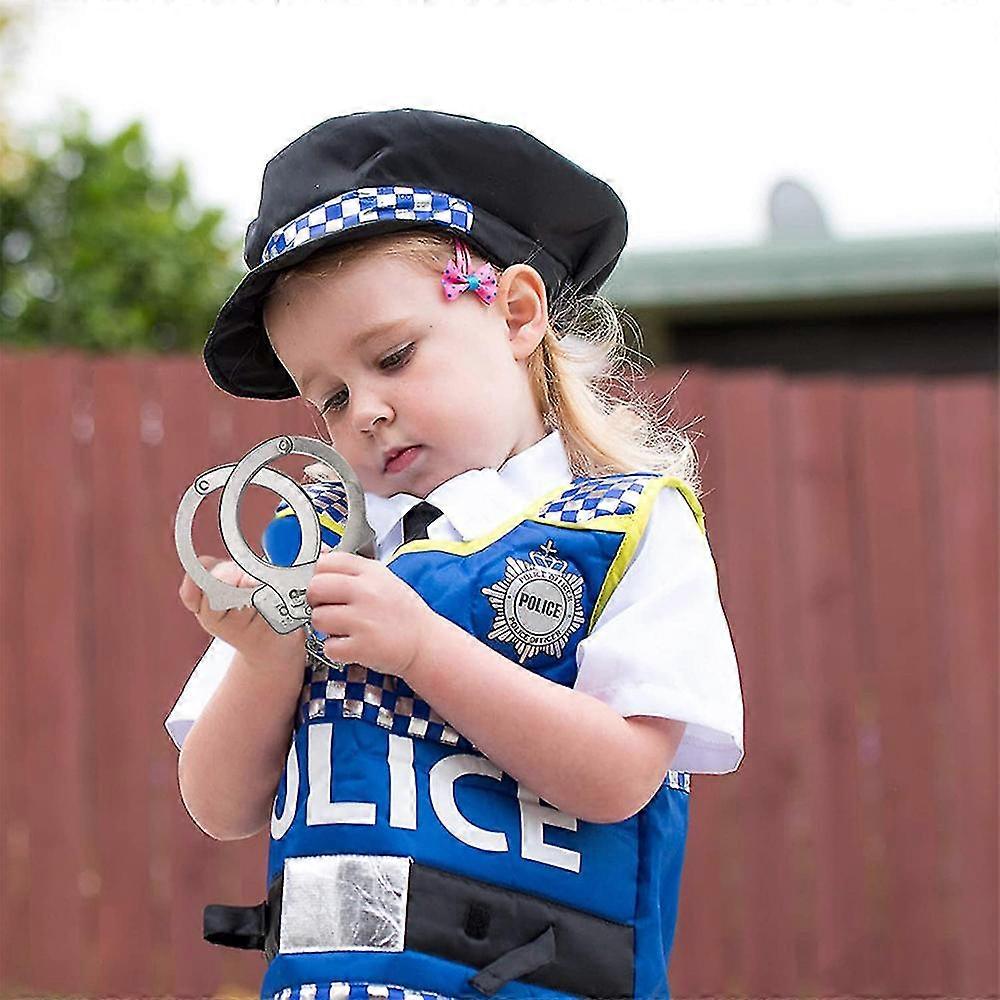 Toy Handcuffs With Keys Metal Handcuffs Costume Accessory Stage Props ...