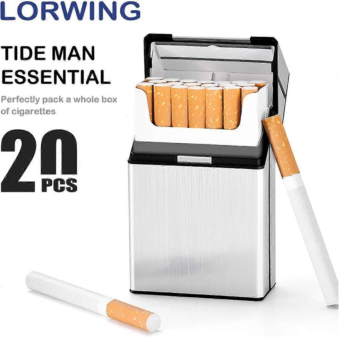 Cigarette Case King Size Aluminum for Whole Package Cigarettes 20pcs ...