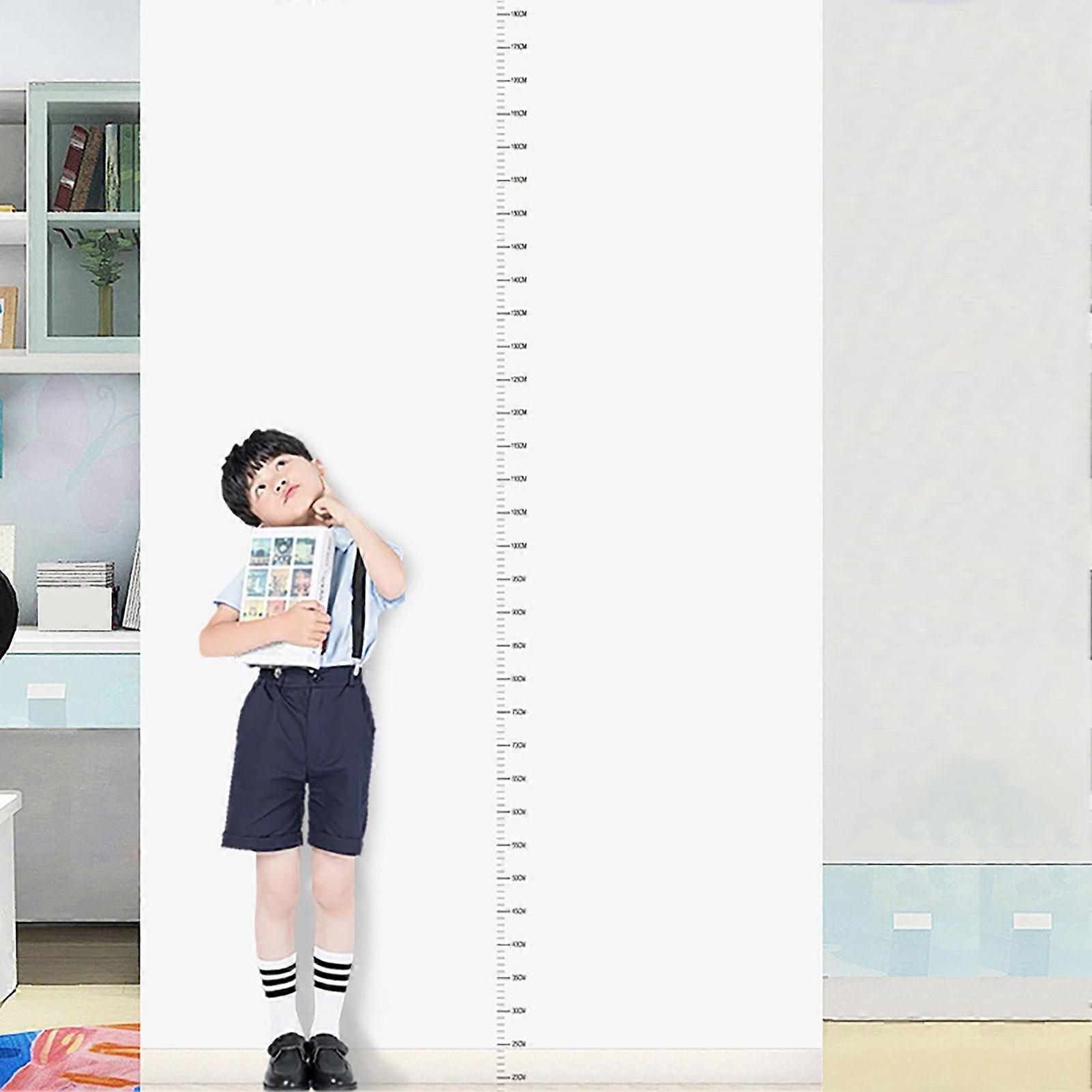 200cm Height Chart Wall Decal Kids Growth Tracking Sticker Self ...