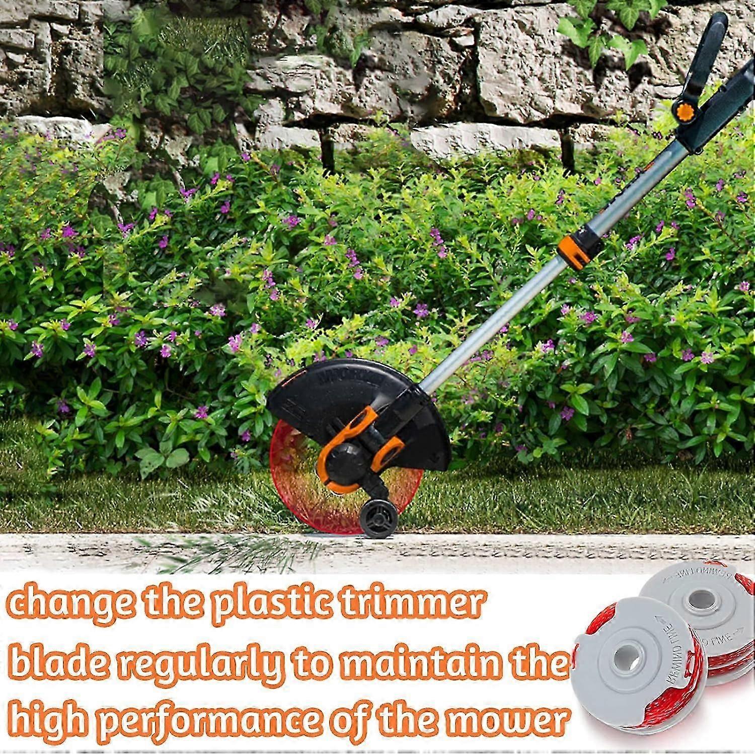 Strimmer Spool and Line For Flymo, Standard 1.5mm Lawn Mower Replacement Spool Double Line ...