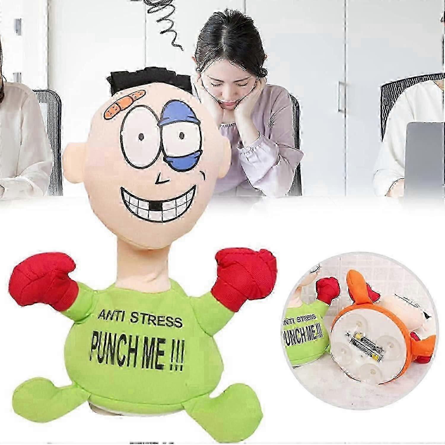 Funny Punch Me Screaming Doll, Anti-Stress Punch me Doll, Boxing Toy ...