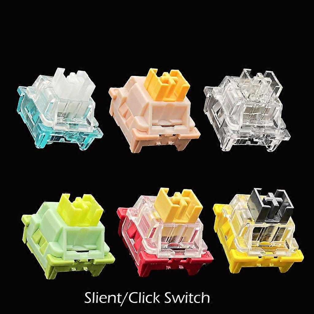 Outemu Silent/Clicky Switches Pre-lubed 3pin RGB SMD for Mechanical ...