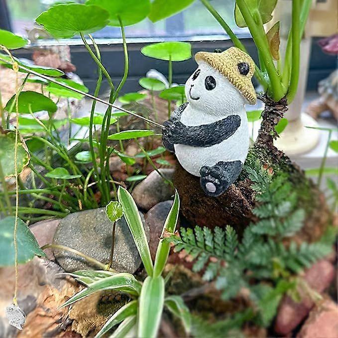Garden Pond Decorative Fishing Figure Made of Resin Garden Decoration ...