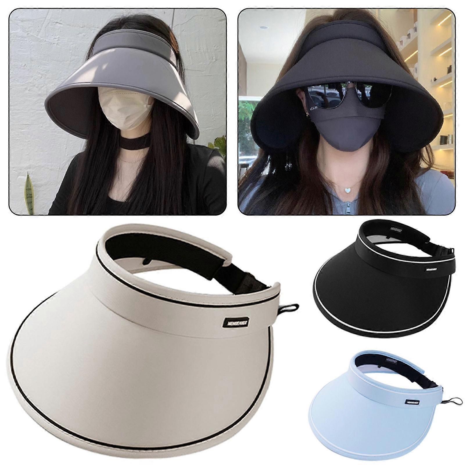 Women's Solid-Color Empty Top Hat All-match Breathable Sun Hat for ...