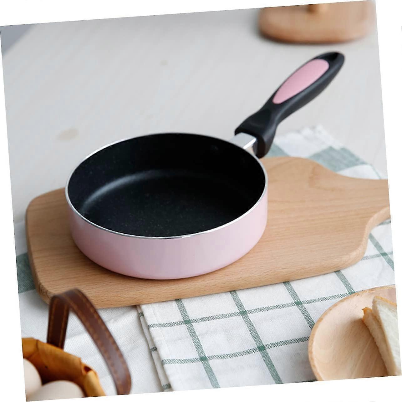 Mini Pink Non-Stick Frying Pan for Induction Cooktops, 8-Inch Pancake ...