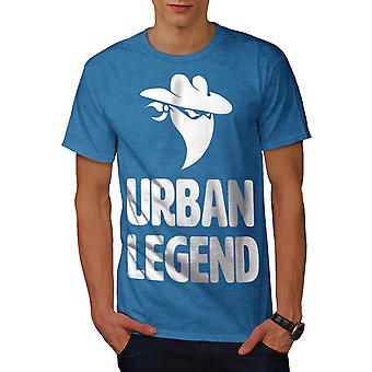 Urban Legend Bandit Men Royal BlueT-shirt | Wellcoda | Fruugo UK