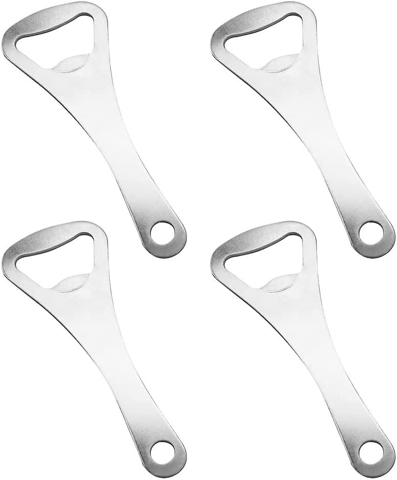 Jar Opener, 4 Pcs Stainless Steel Beer Openers, Metal Bar Accessories ...