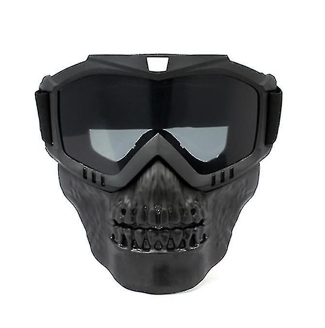Skull Goggle Mask Riding Mask Safety Road Riding Uv Motorbike Glasses ...