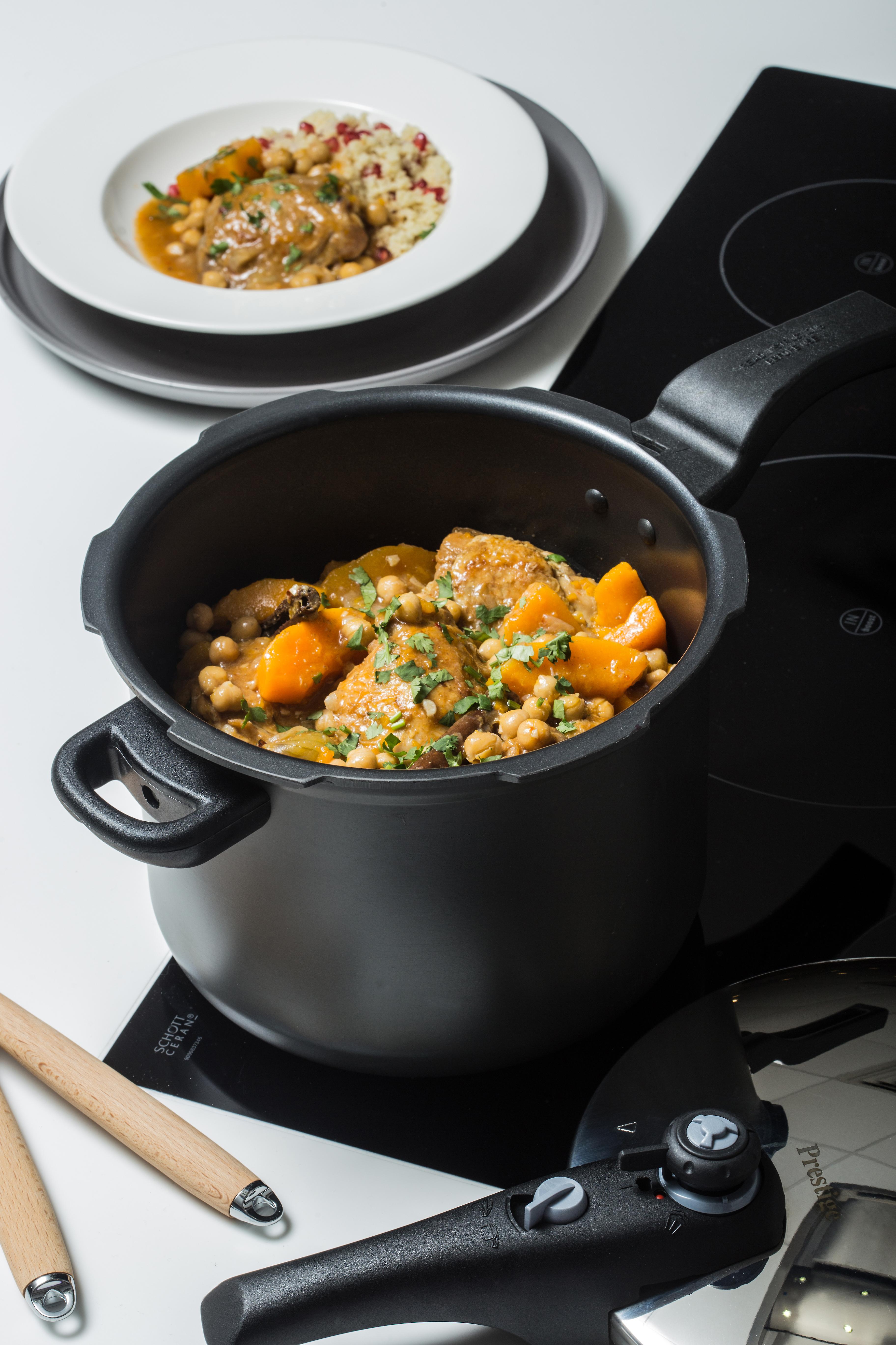 Prestige Smart Plus Induction Pressure Cooker Anodised Aluminium Double ...