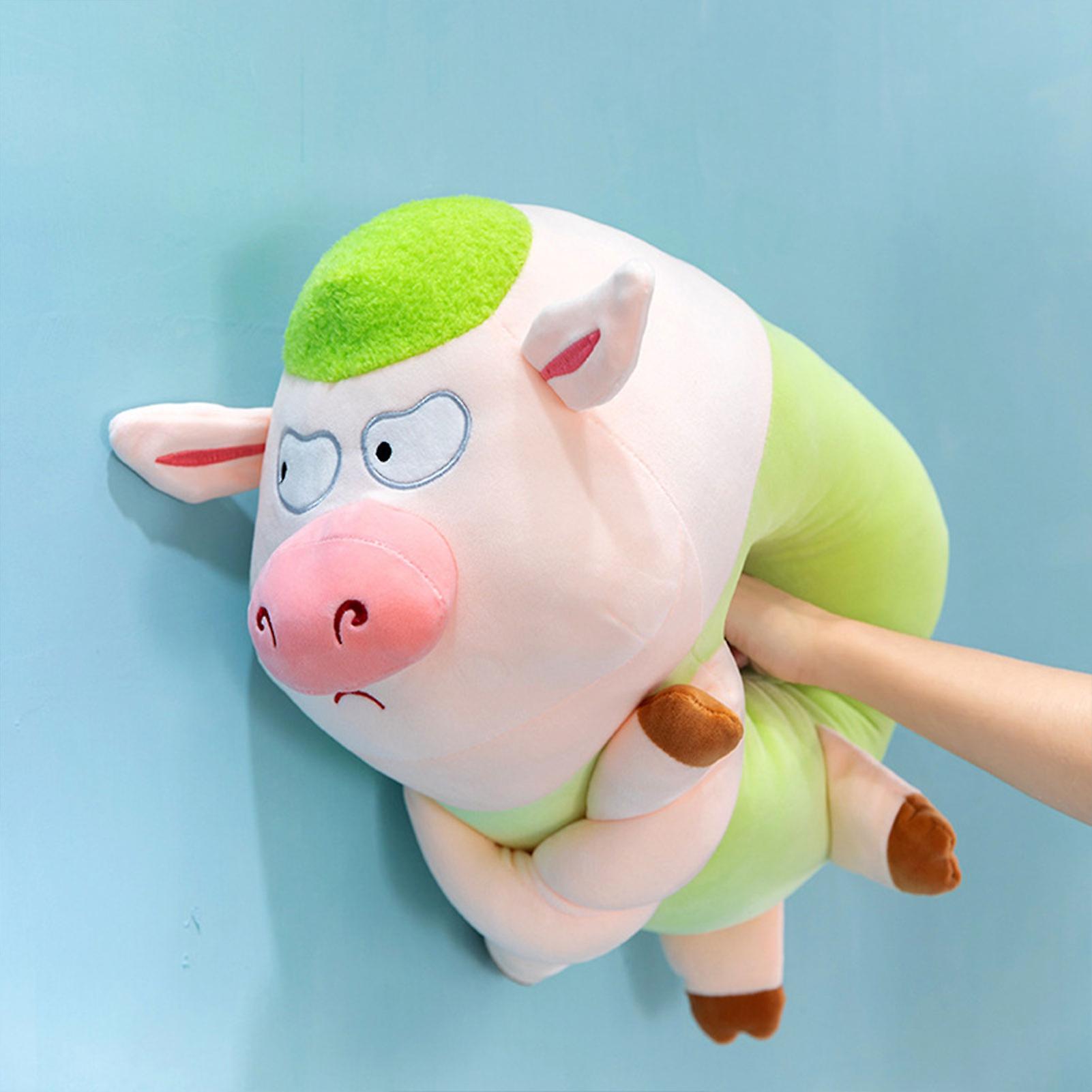 Cartoon Pig Plush Pillow Stuffed Toy Creative Cute Simulation Stuffed ...