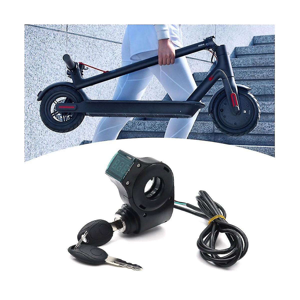 E-bike Ignition Lock Key Thumb Throttle Voltmeter Digital Voltage ...