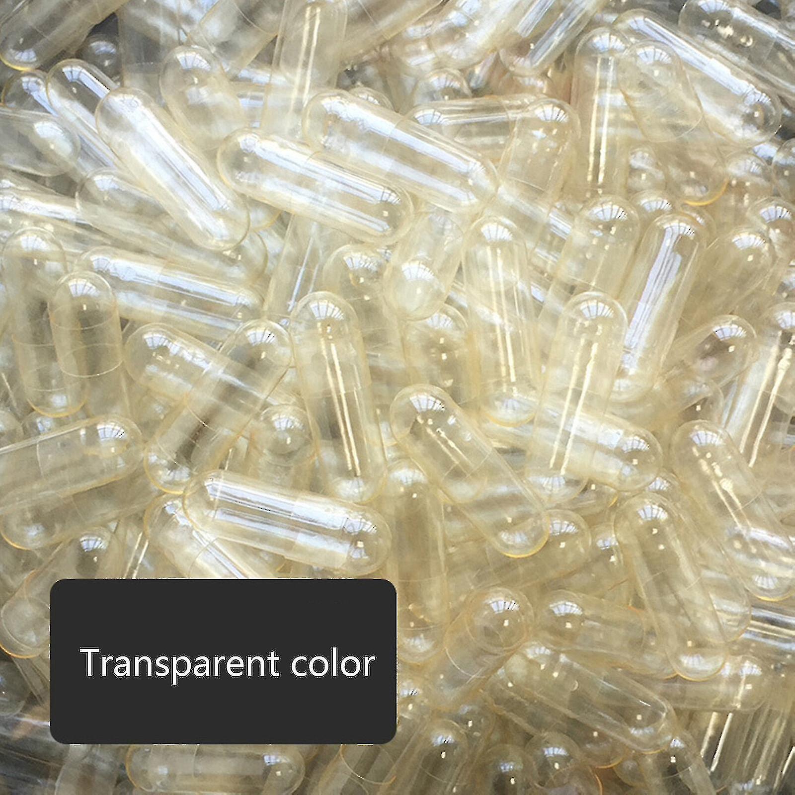 1000 Pcs Empty Vegetarian Capsules Size 00 Kosher And Halal Vegan Clear ...