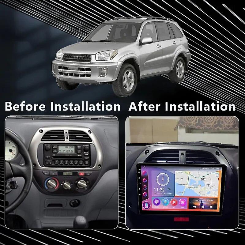 Car Radio For Toyota Rav4 2000 - 2003 Android 12 Multimedia Video ...