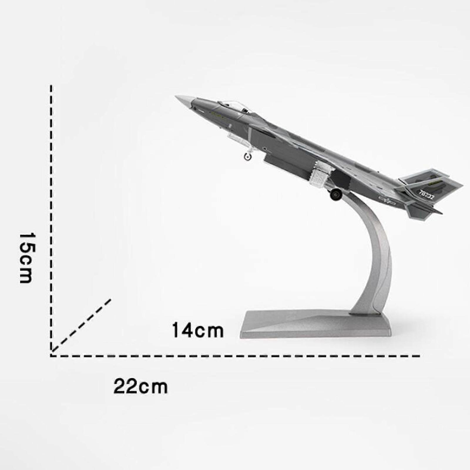 1:100 J20 Plane Model Simulation Aircraft Model for Table Living Room ...