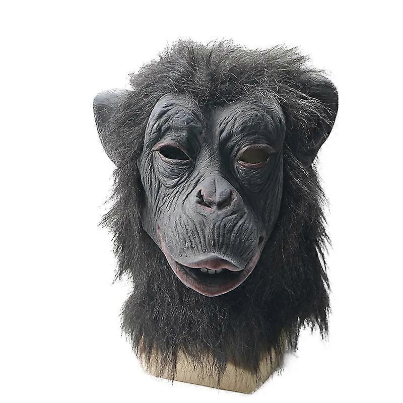 Mask For Men Gorilla Latex Mask Halloween Costume Black Monkey Masks ...