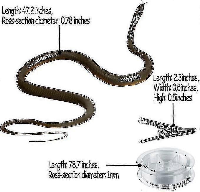 Golf Snake Prank with String and Clip - Snake on A String Prank Props ...