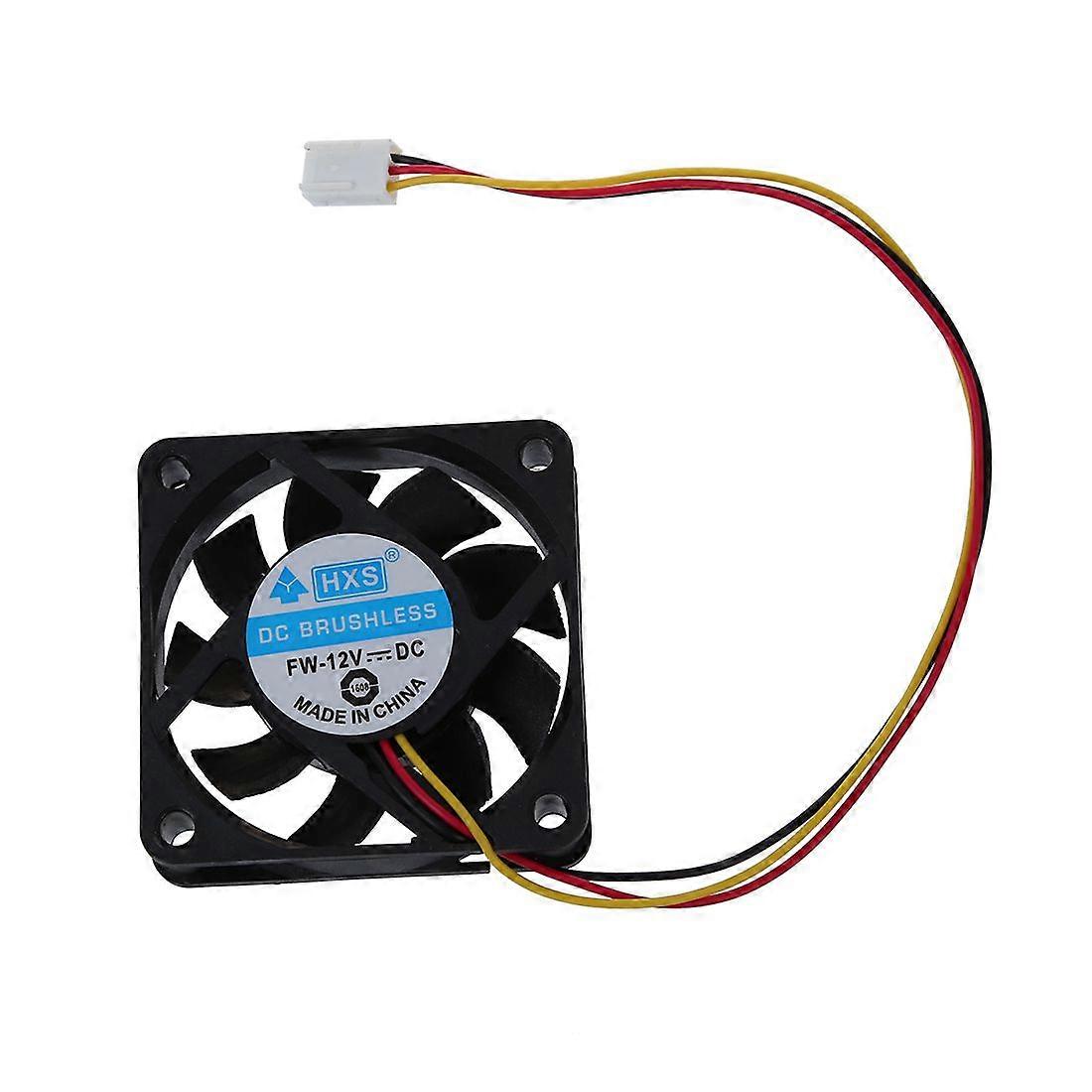 60mm x 60mm x 15mm 3 Pins Cooling Fan w Metal Finger Guards | Fruugo UK