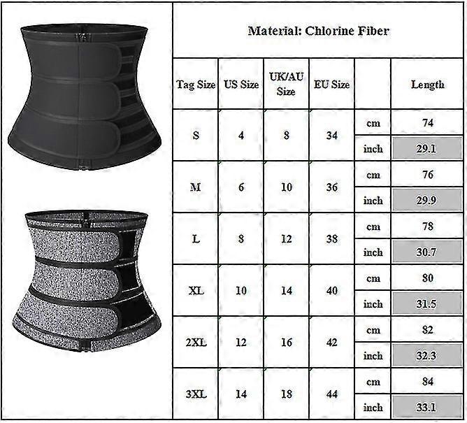 Slimming Body Waist Shaper Training Tummy Control Girdle Corset Belts ...