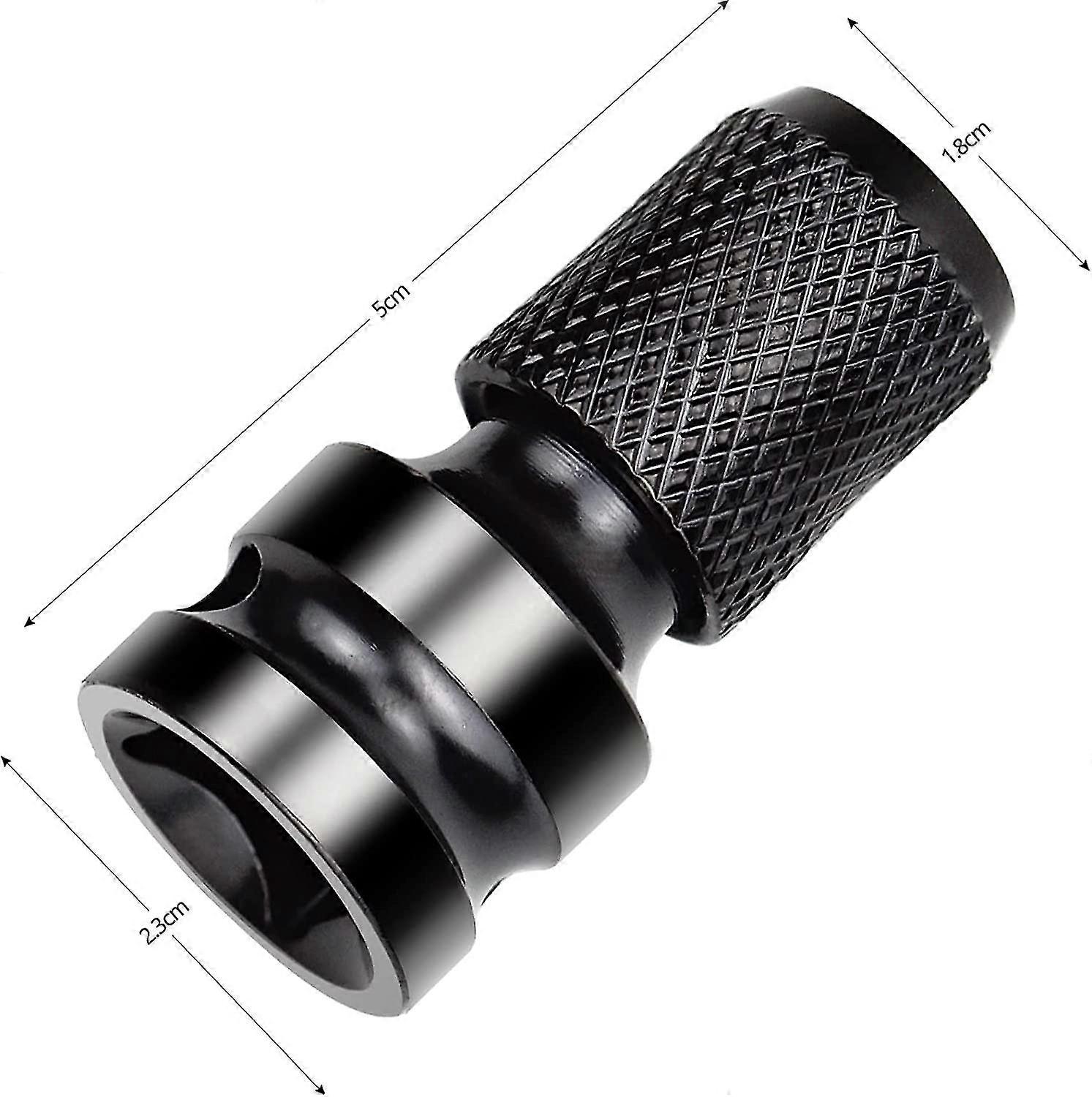 Lmpact Adaptor 1/2 Square Drive To 1/4 Hex Shank Socket Adapter Quick ...