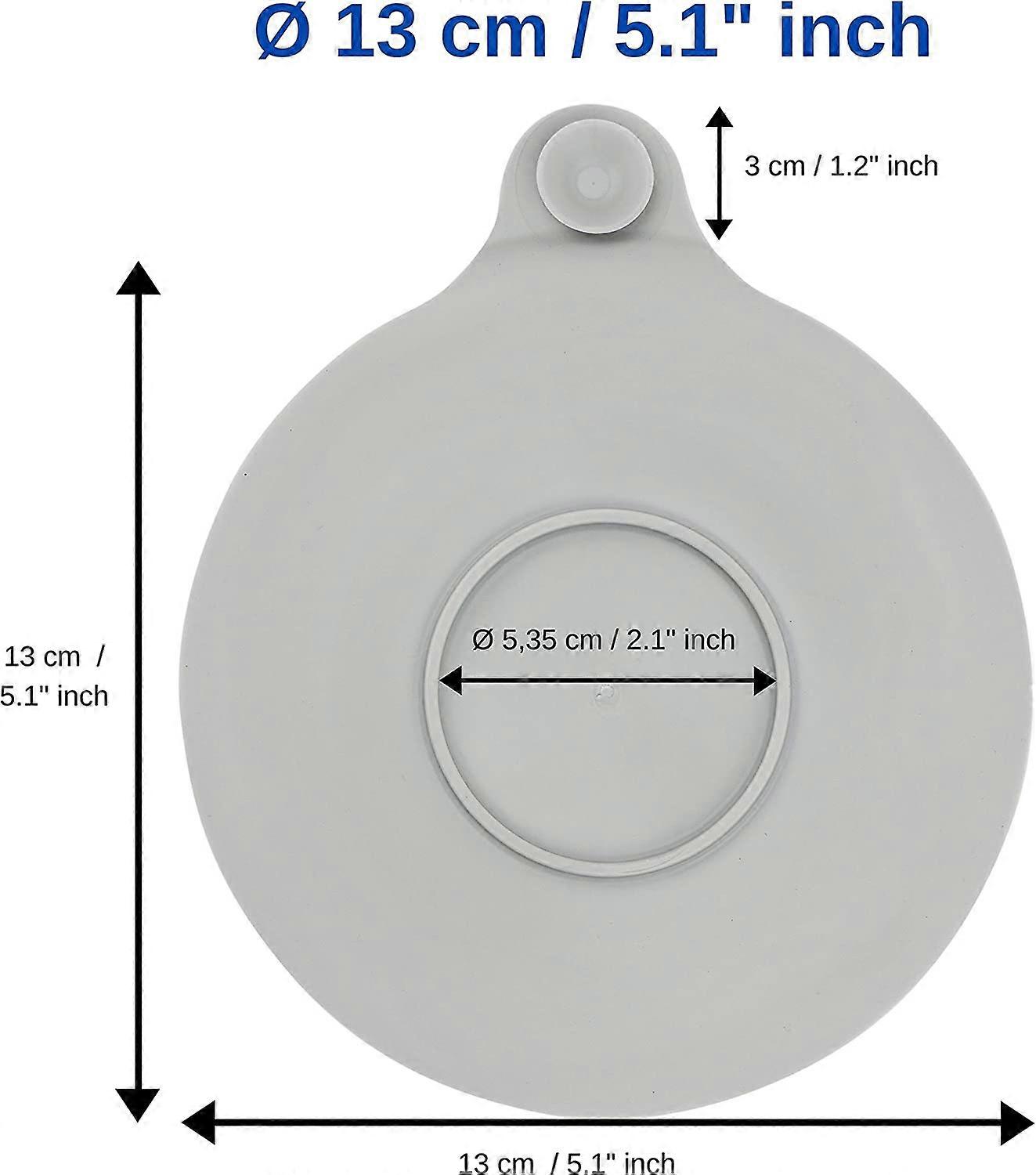 Drain plug for bath,kitchen sink and bathroom sink,13cm,90mm, 2x Grey ...