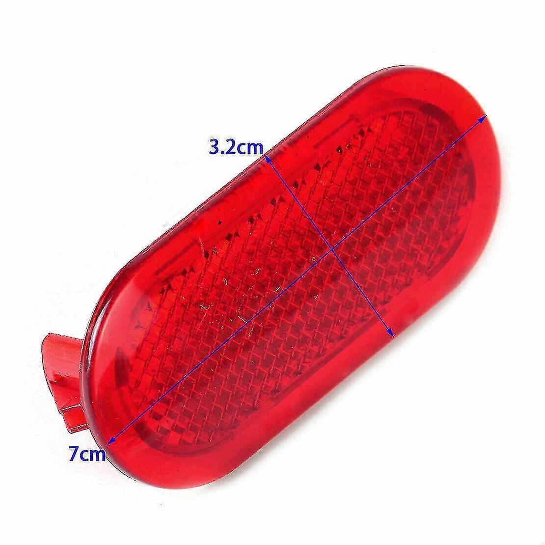 2pcs Red Interior Door Panel Warning Light Cap Reflector For Beetle ...