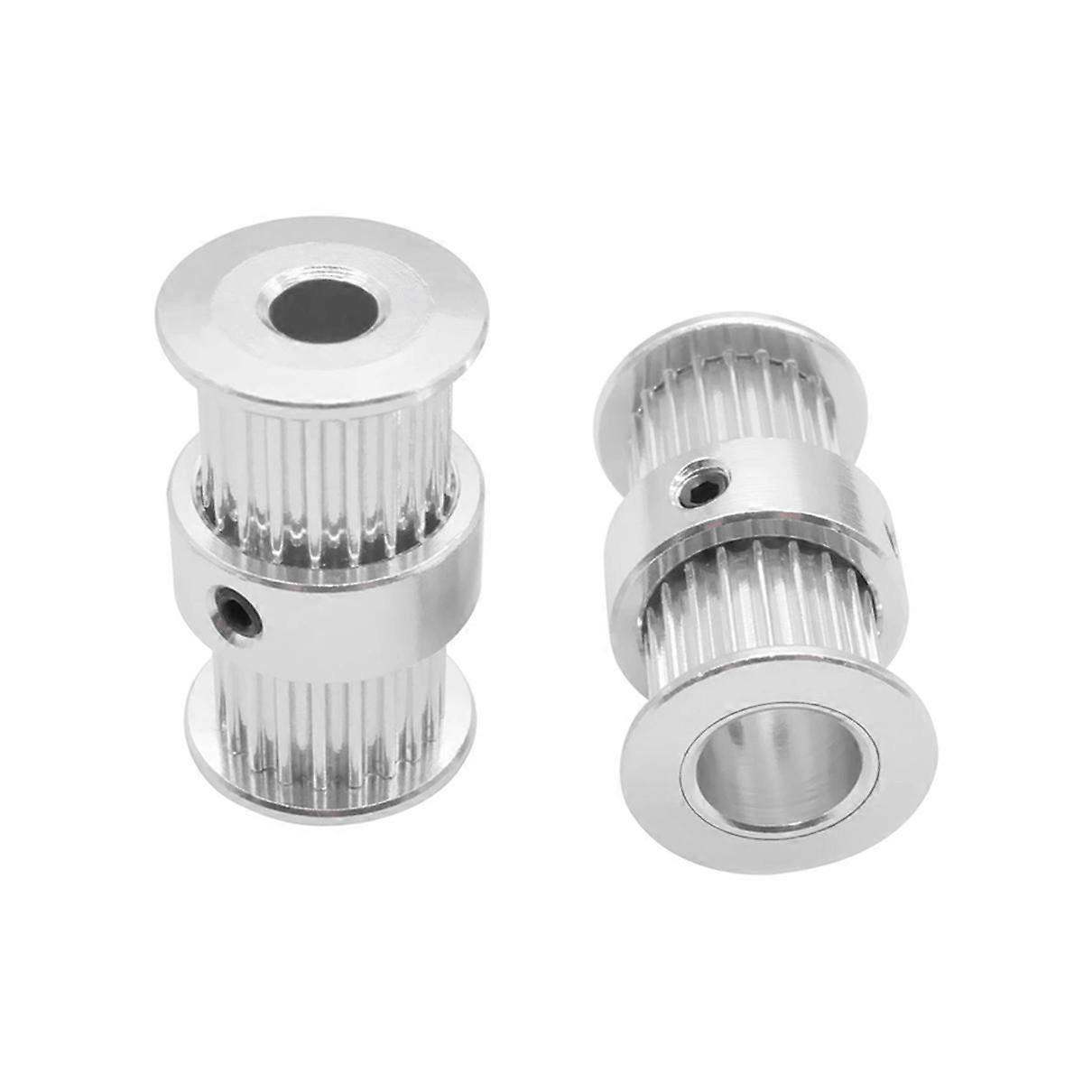 For 2 3D Printer Dual Timing Pulley 20 Teeth for 6mm Belt Width ...