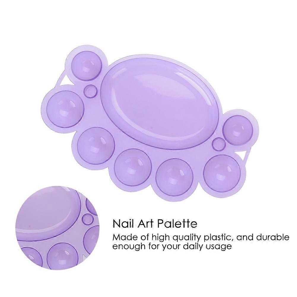 5pcs/set Painting Tool Nail Art Polish Palette Nail Mixing Color Tools ...