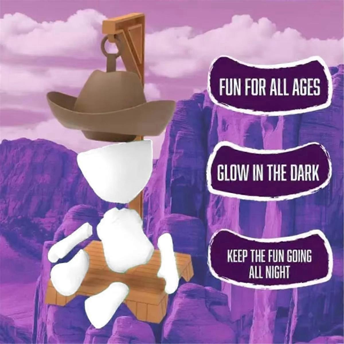 Cowboy Magnetic Hangman Board Games Mystery Guessing Word | Fruugo UK