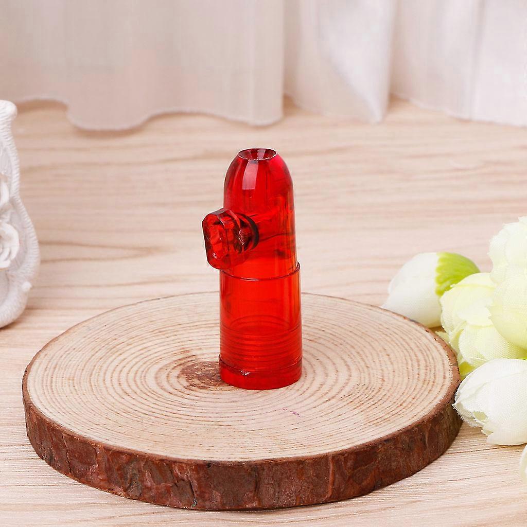Portable Bullet Snuff Dispenser Snorter Rocket Shape Acrylic Bottle ...