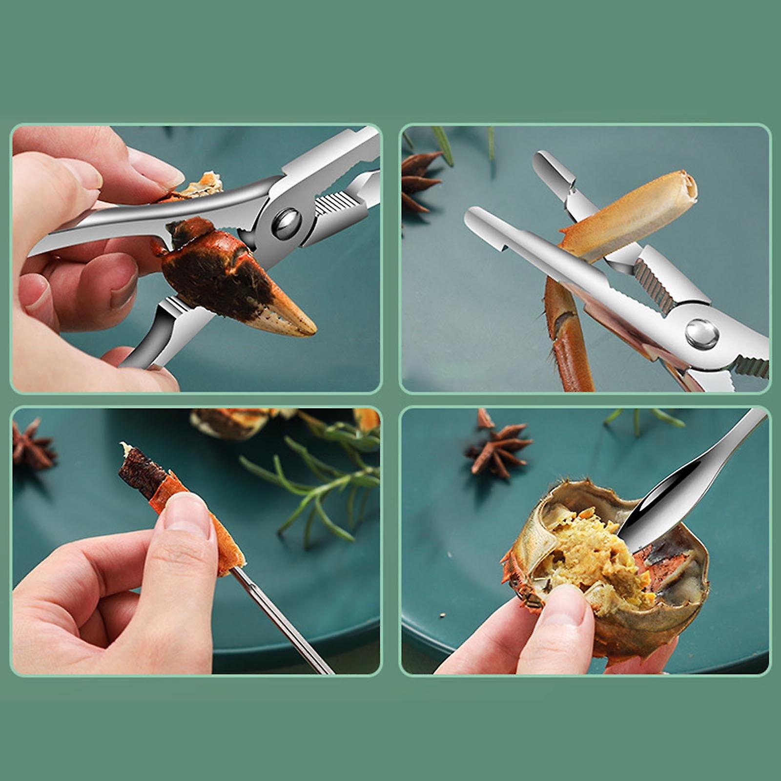 Prawn Peeler Portable Seafood Tool Stainless Steel Crab Peel Shrimp ...