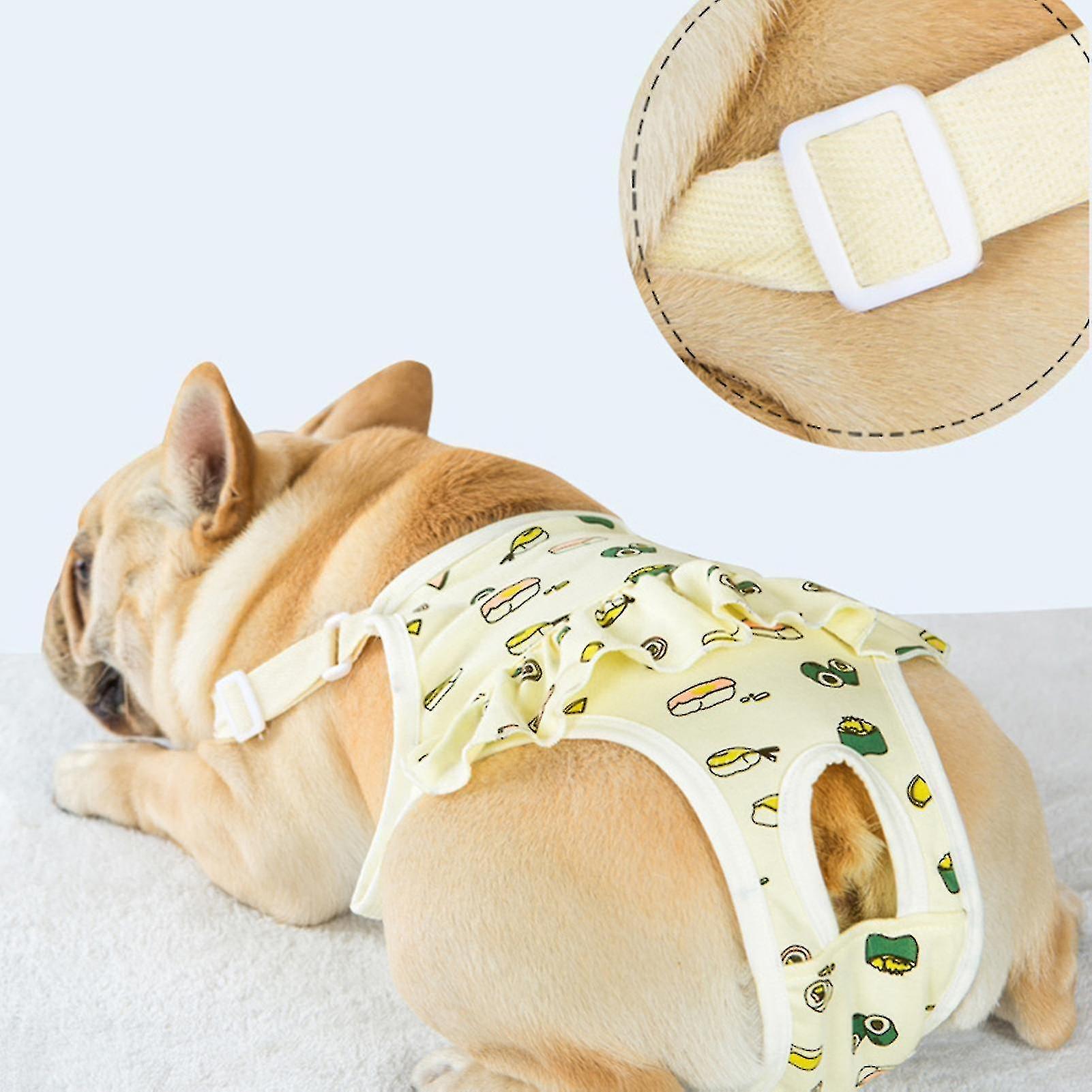 Dog Diaper Comfortable Adjustable Band Reusable Puppy Menstrual Period ...