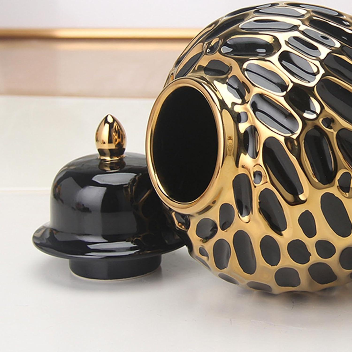 Large Porcelain Ginger Jar/Ceramic Vase - Storage Solution | Fruugo UK