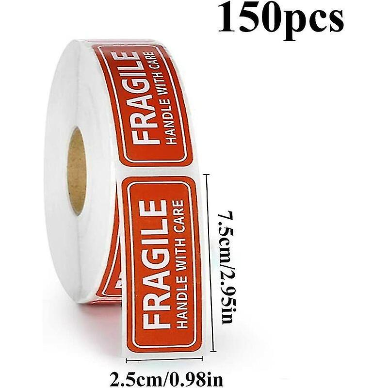 150 "Fragile" Labels, Fragile Labels, Shipping and Packaging Warning ...