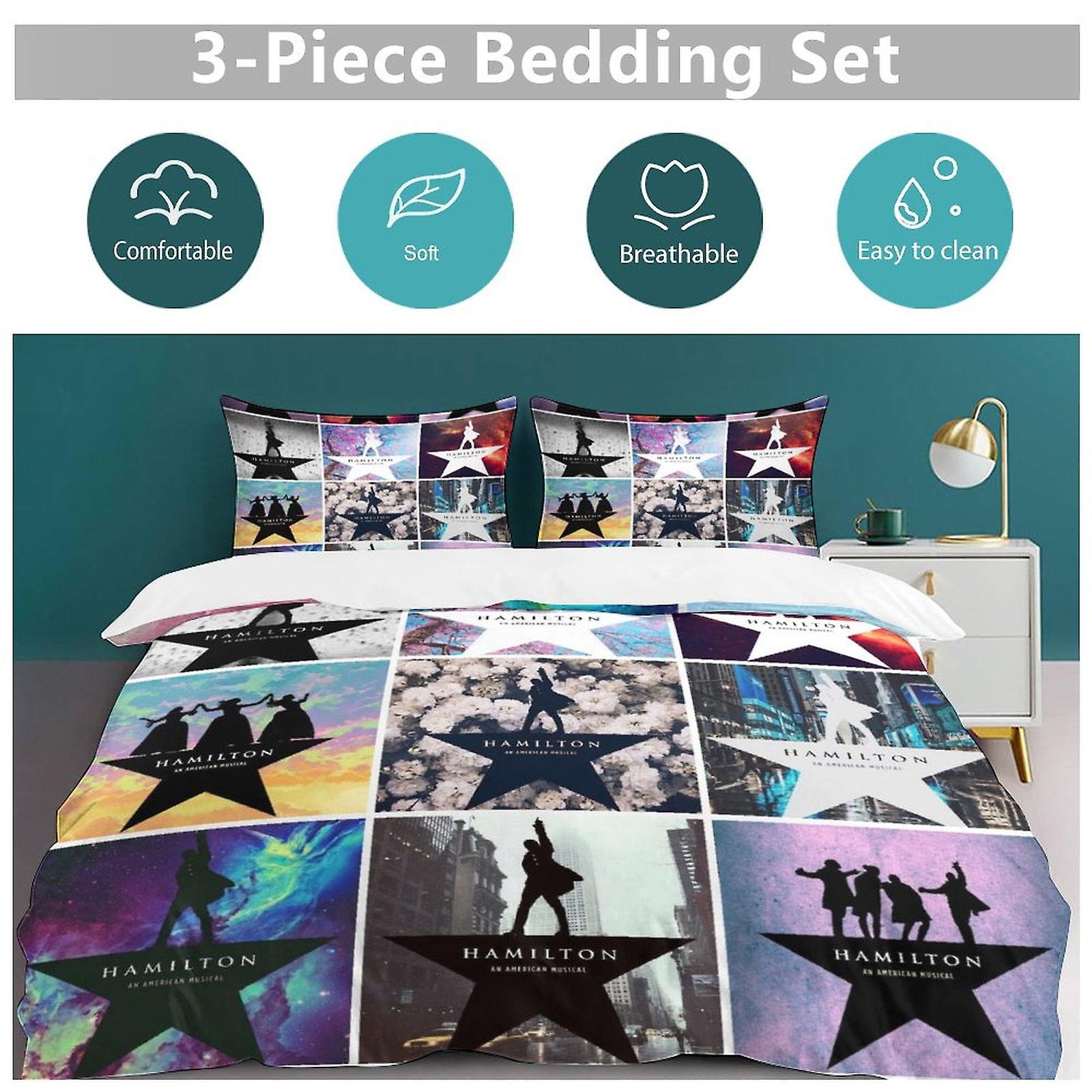 Hamilton The Musical Bed Duvet Cover Microfiber Bedding Sets 3D Printed ...