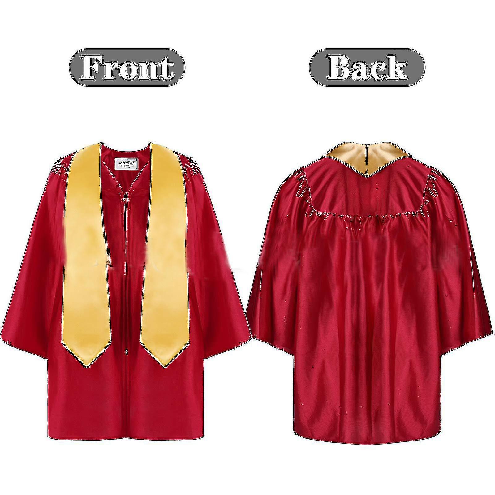Preschool And Kindergarten Graduation Gown Cap Tassels Set Children ...