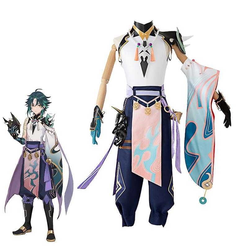 Genshin Impact Xiao Cosplay Costume Game Genshin Impact Xiao Uniform ...