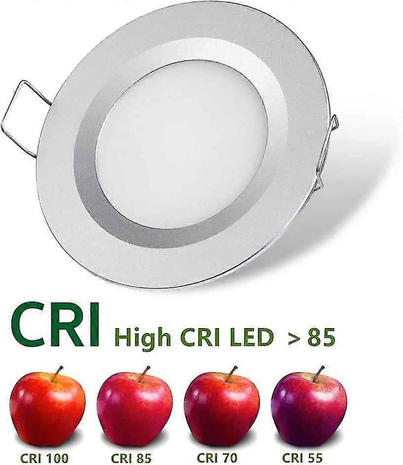 For Motorhome Boat 12V 4x LED Recessed Ceiling Lights - 3W 3200K ...